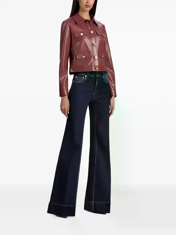 Alice + Olivia Colla Boxy Jacket