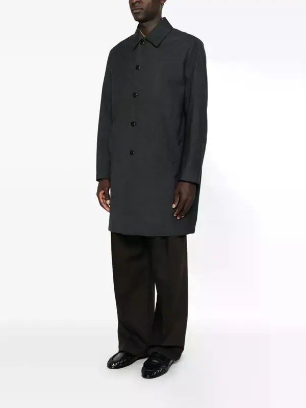 Prada Logo-plaque Coat
