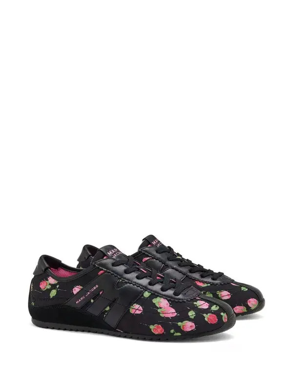 Marc Jacobs Vintage Floral 400 Bleecker Runners - Black