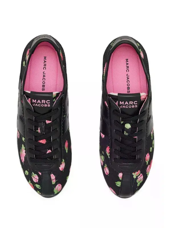 Marc Jacobs Vintage Floral 400 Bleecker Runners - Black