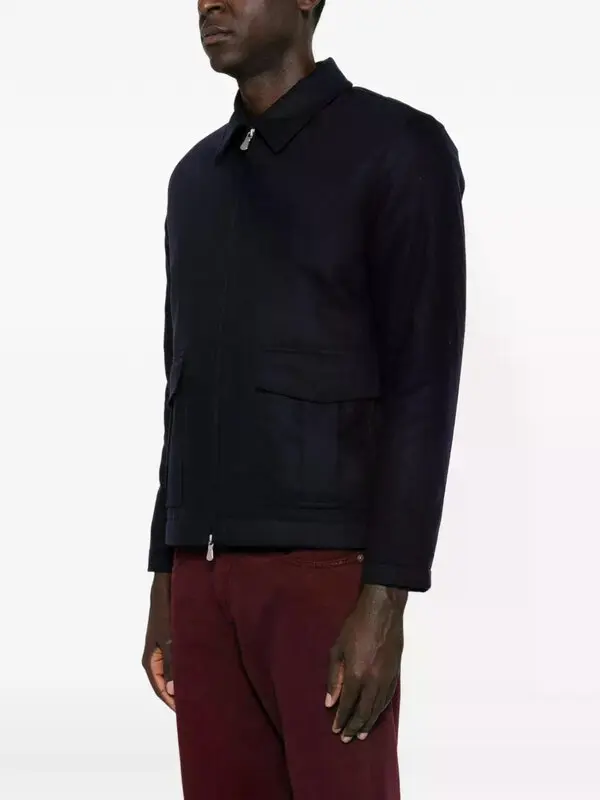 GRAN SASSO Zip-up Flap-pocket Jacket