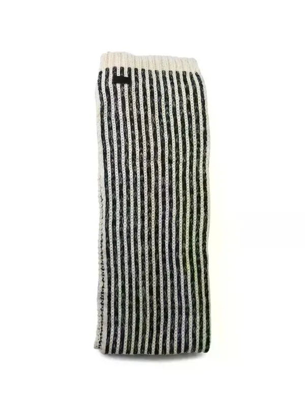 Saint Laurent Crochet-knitted Scarf