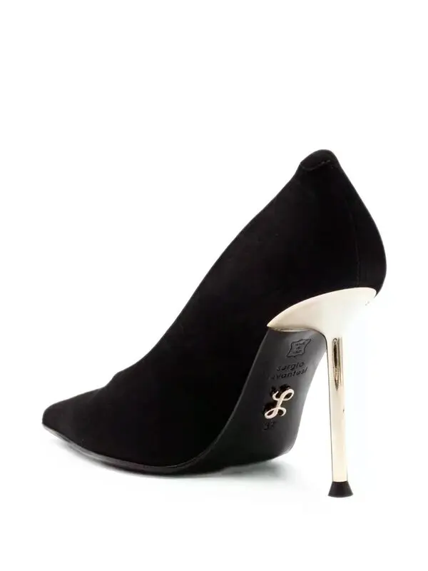 SERGIO LEVANTESI Suede Pointed-toe Pumps