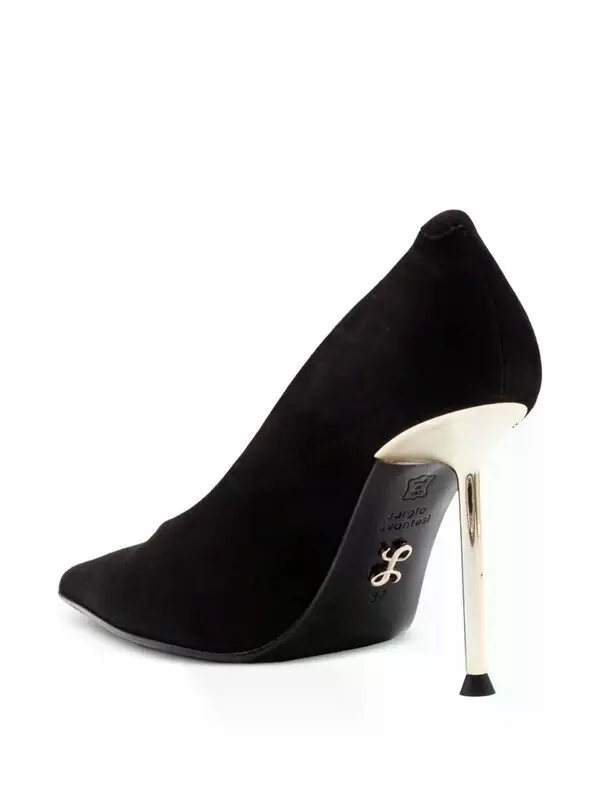 SERGIO LEVANTESI Suede Pointed-toe Pumps