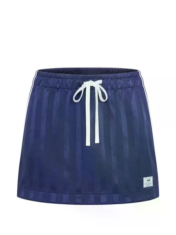 Ksubi Origin Stripe-pattern Mini Straight Skirt - Blue