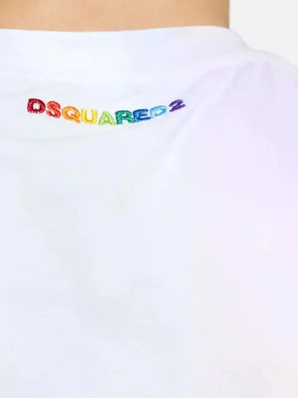 Dsquared2 Be Proud Logo-embroidered T-shirt