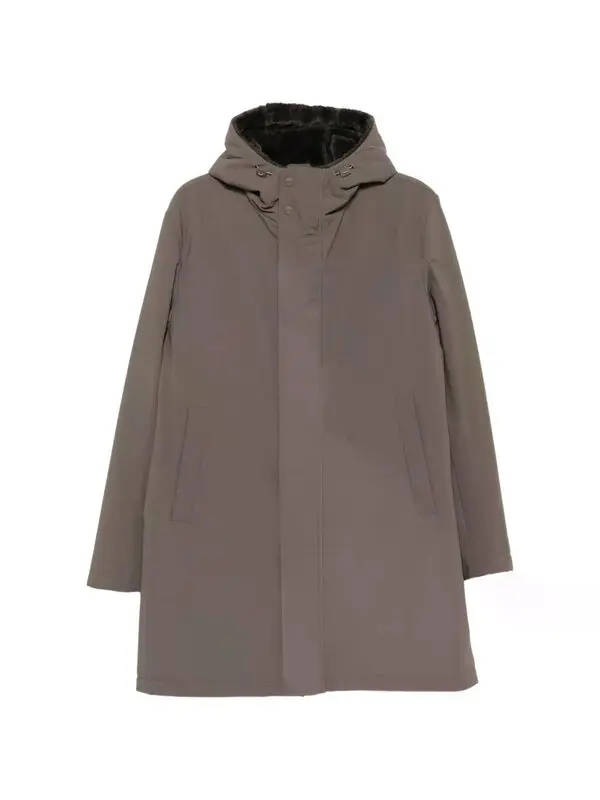 Herno Faux-fur Trim Hooded Coat