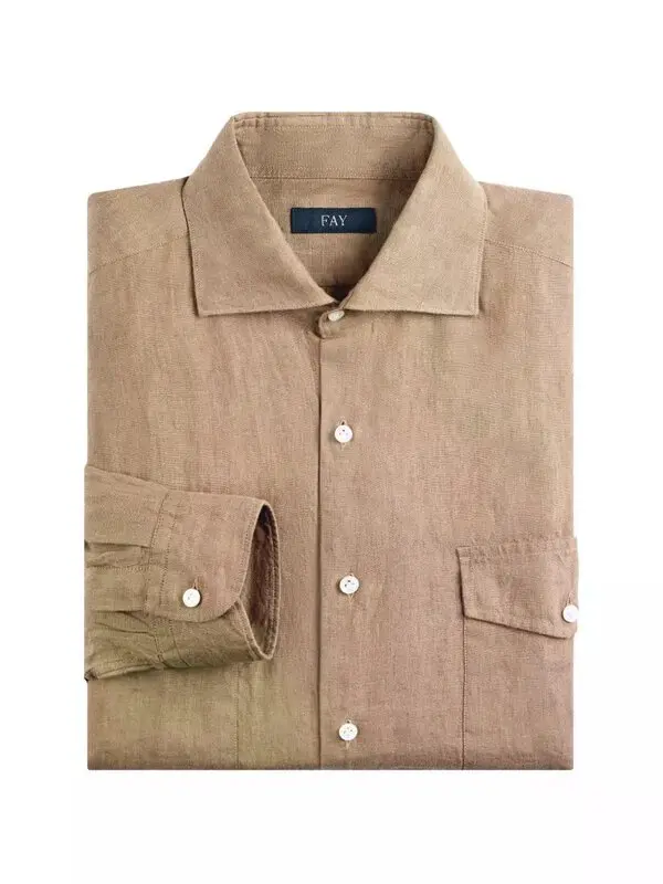 FAY Button-flap Pocket Shirt