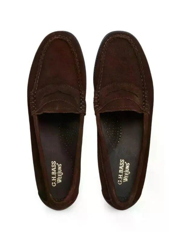 G.H.BASS Weejuns Suede Penny Loafers