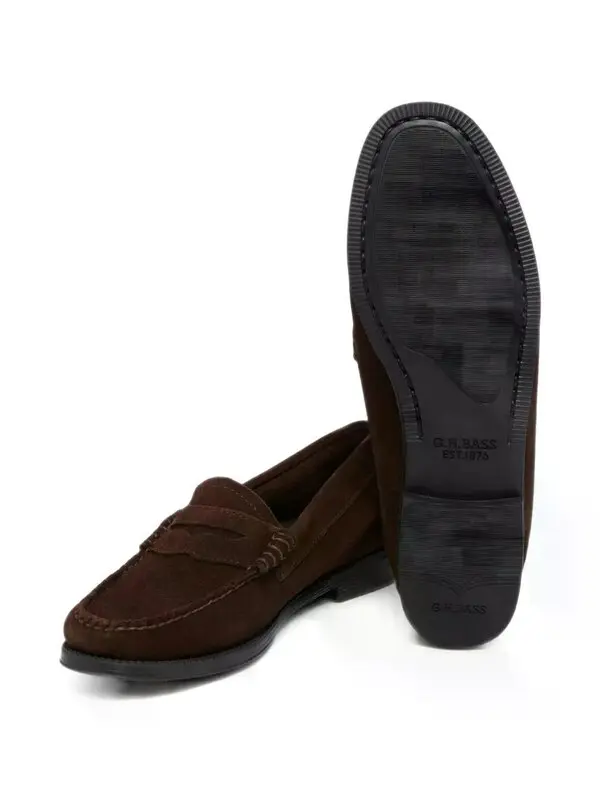 G.H.BASS Weejuns Suede Penny Loafers