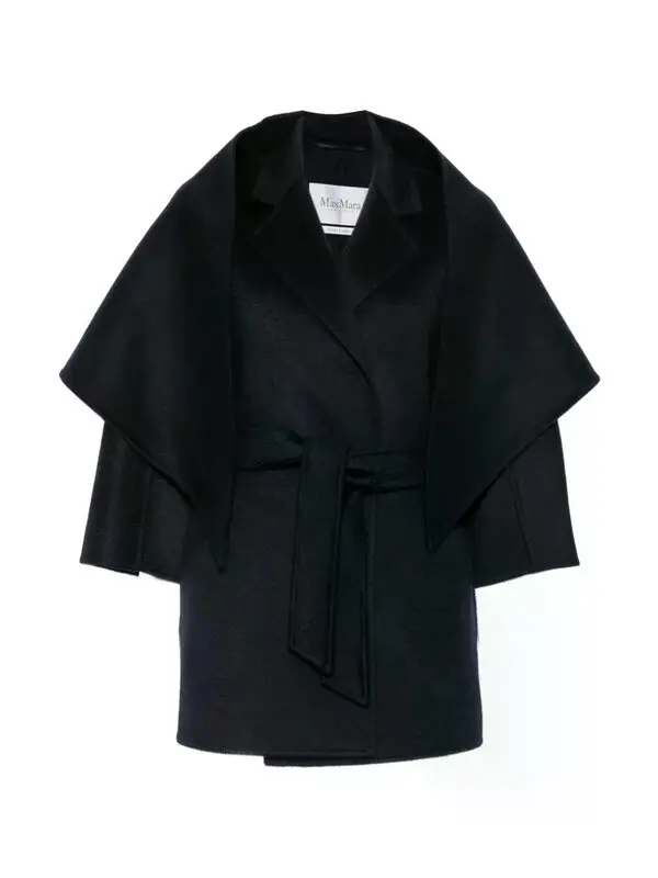 Max Mara Belted Shawl-collar Coat