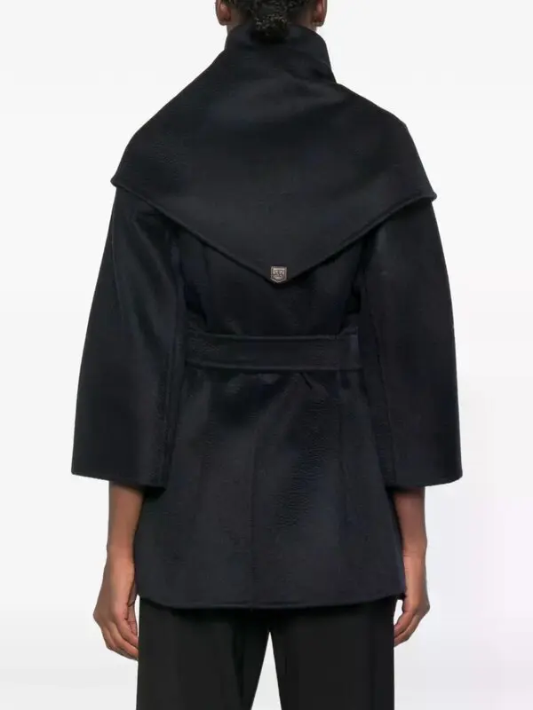 Max Mara Belted Shawl-collar Coat