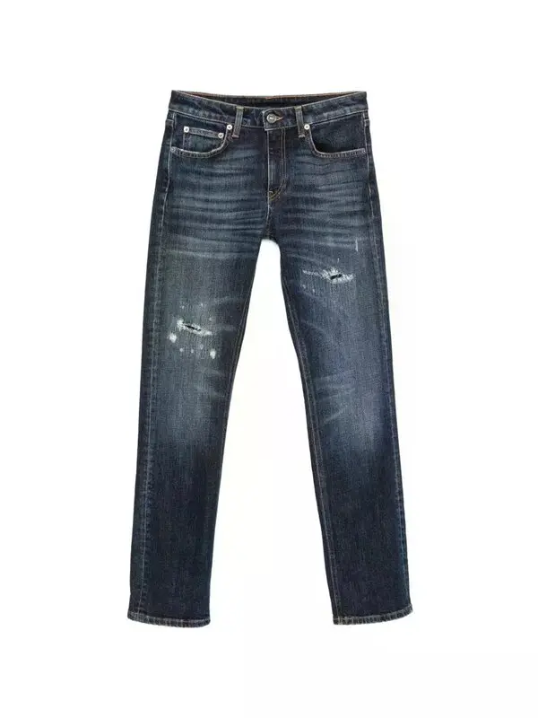 DONDUP Distressed Turn-up Jeans