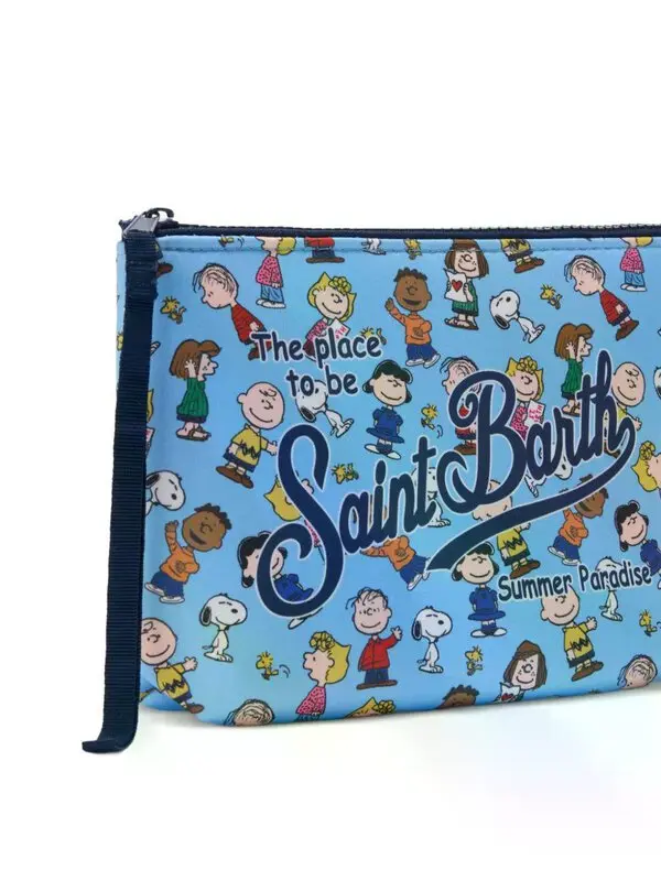 MC2 SAINT BARTH X Peanuts Aline Clutch Bag - Blue