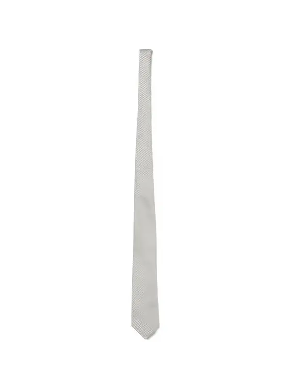 Corneliani Geometric-pattern Tie - Grey