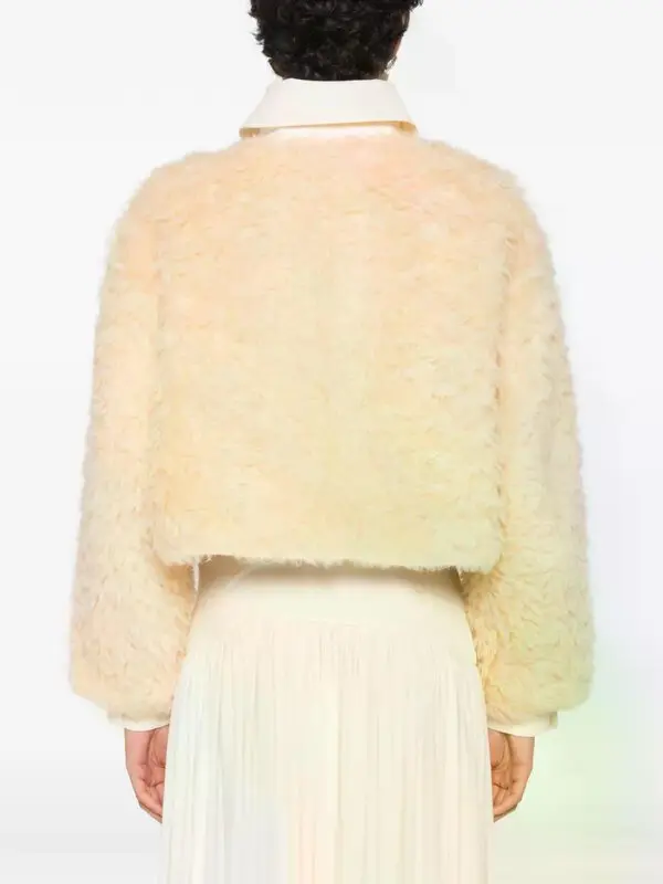 Source Unknown Shearling Cropped Jacket