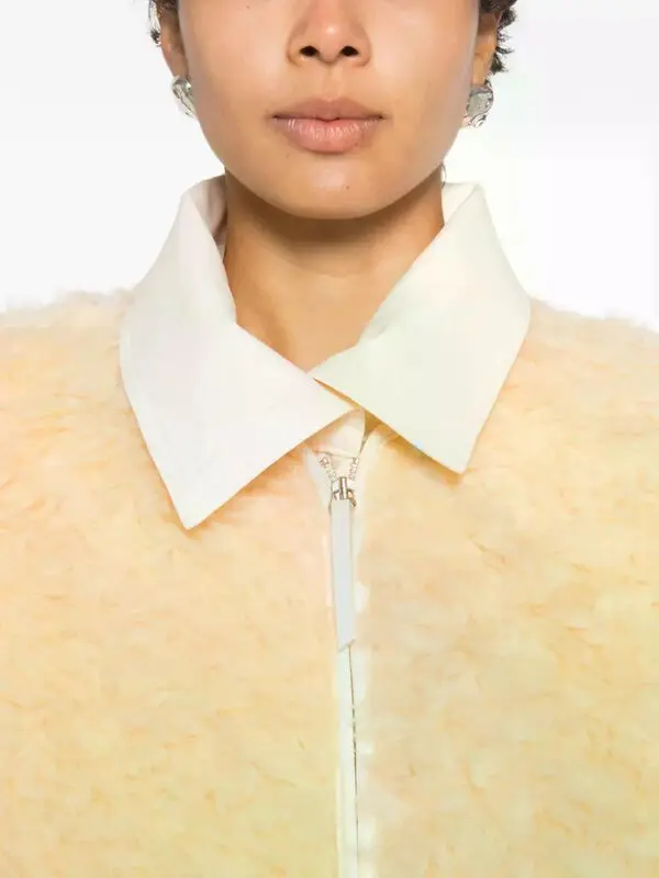 Source Unknown Shearling Cropped Jacket