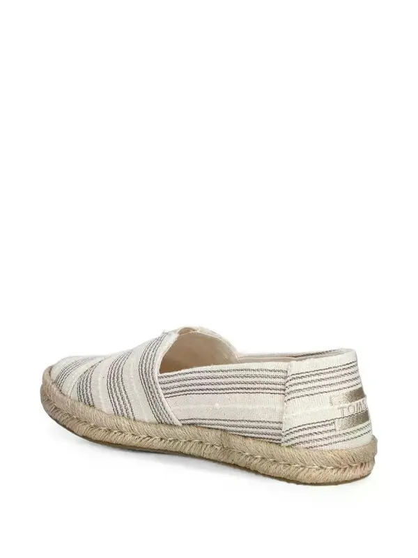 Toms Alpargata Rope Striped Slip-on Espadrilles