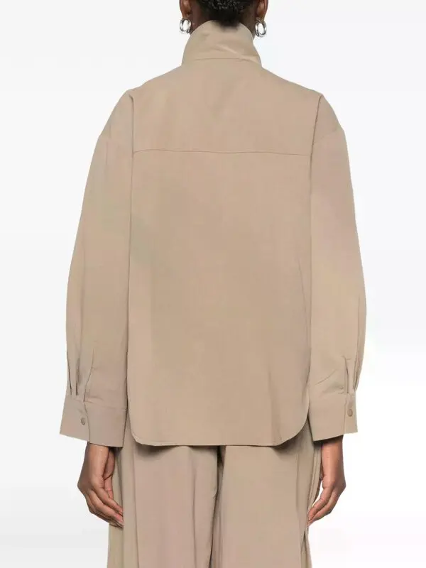 Source Unknown Ruched Detail Long Sleeve Shirt