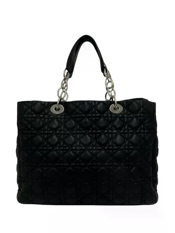 Dior 2000-2015 Cannage Soft Shopper Tote Bag