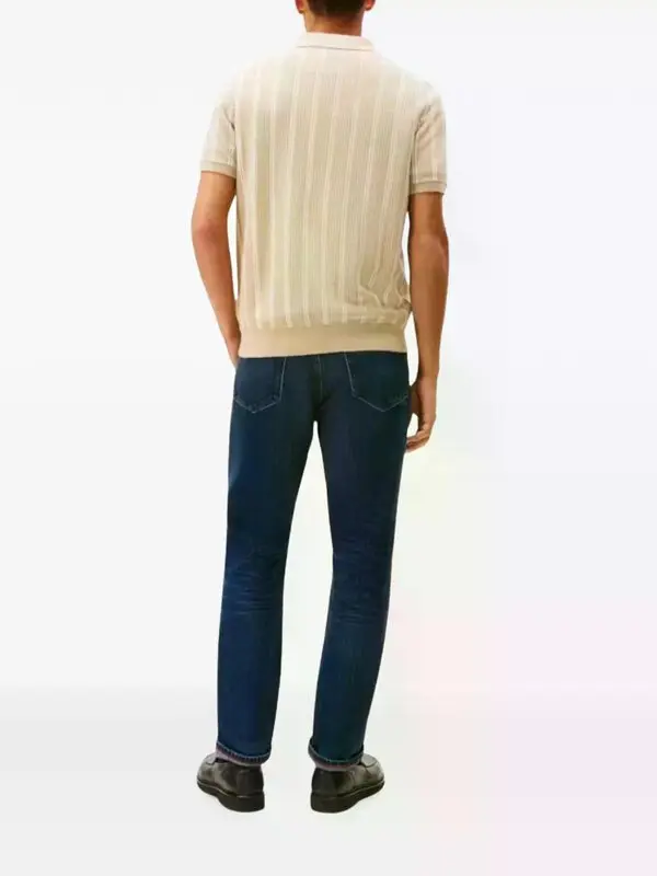 Tommy Hilfiger Vertical-stripe Knitted Polo Shirt