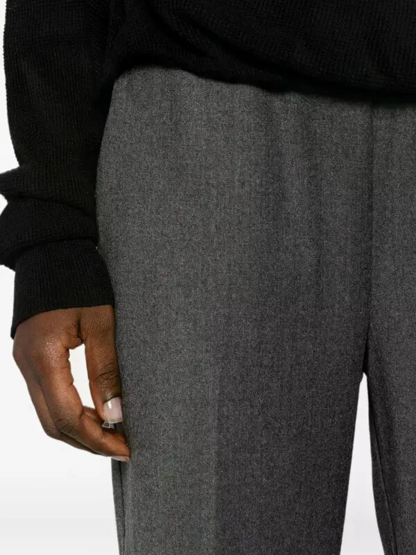 ROSSO 35 Elasticated-waistband Turned-up-cuff Trousers