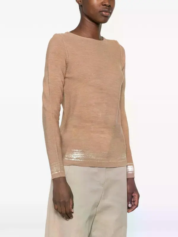 AROVESCIO Foil-print Sweater