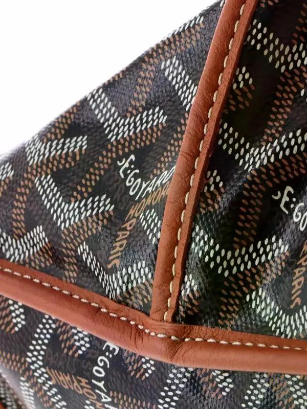 Goyard Anjou Reversible Coated Canvas Gm Tote Bag - Black