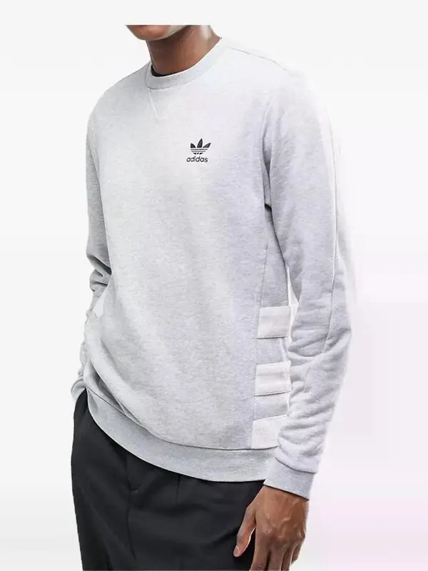 Adidas Street Modern Crew Logo-detail Sweatshirt