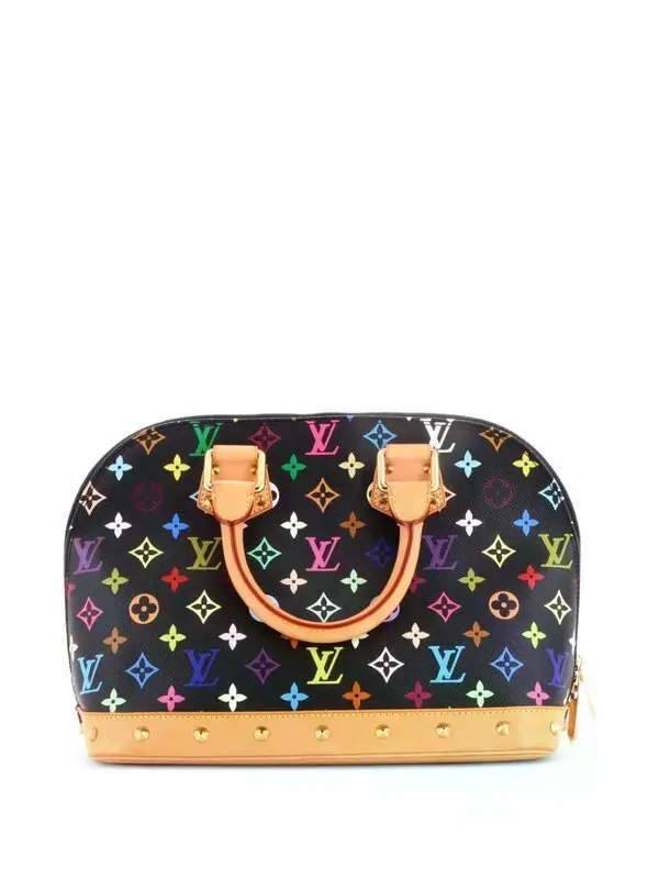 LOUIS VUITTON Monogram Multicolor Alma Handbag - Black
