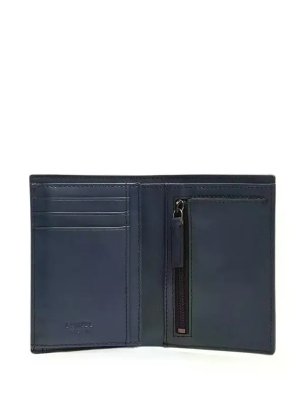 LANCEL Leon Logo-embossed Leather Wallet