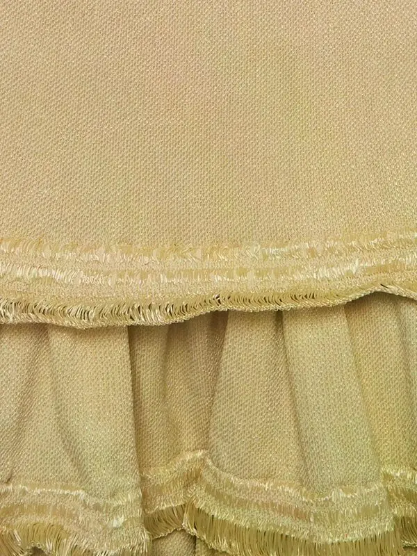 Alaïa Mini Tiered Flared Skirt