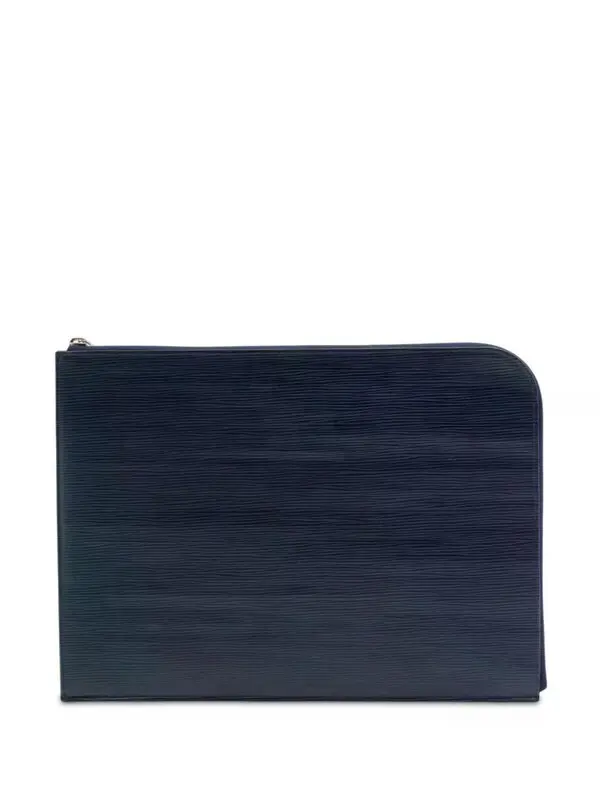 LOUIS VUITTON Epi Pochette Jour Gm Clutch Bag - Blue