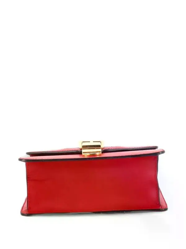 Gucci Sylvie Chain Shoulder Bag Leather Mini Cross Body Bag - Red