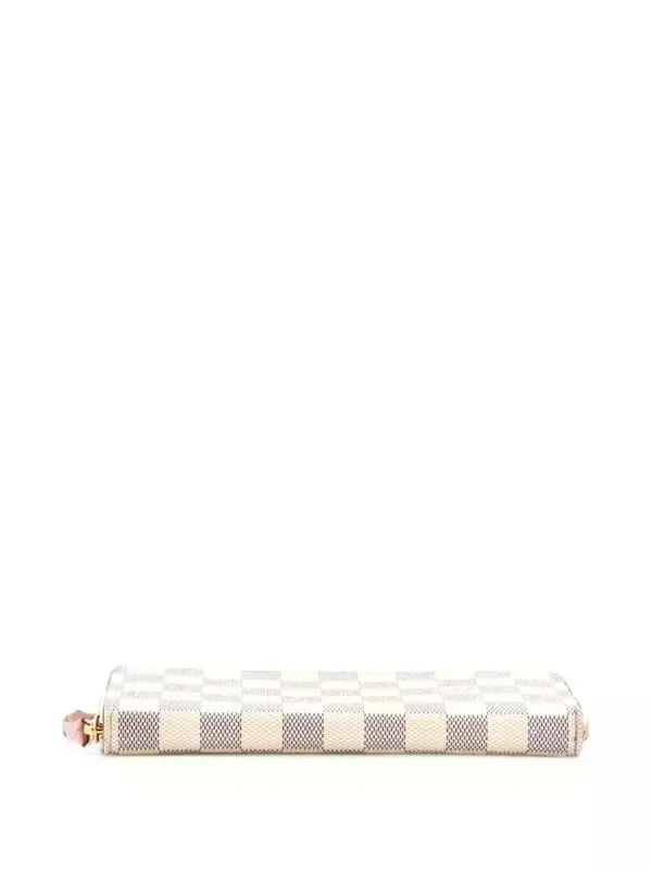 LOUIS VUITTON Clemence Wallet Damier Small Wallets - White