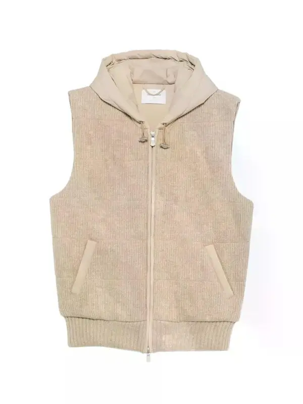 GRAN SASSO Quilted Hooded Gilet