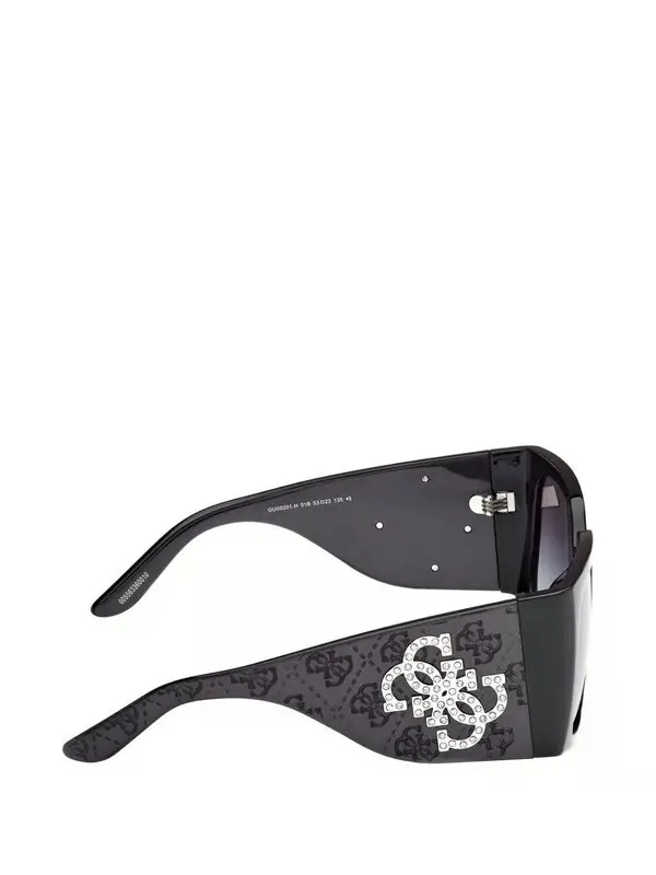 Guess Crystal-embellished Square-frame Sunglasses