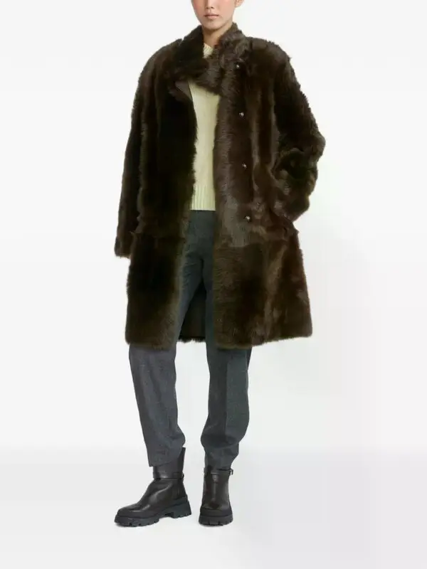YVES SALOMON Reversible Belted Toscana Coat