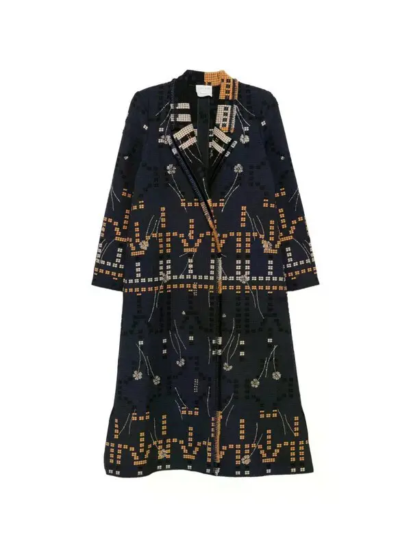 FORTE_FORTE Samarcanda Embroidered Jacquard Coat