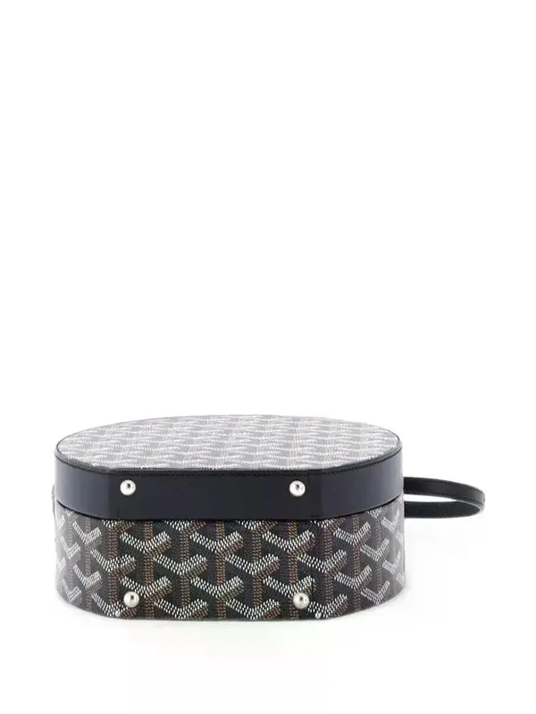 Goyard Alto Hatbox Bag Coated Canvas Satchel