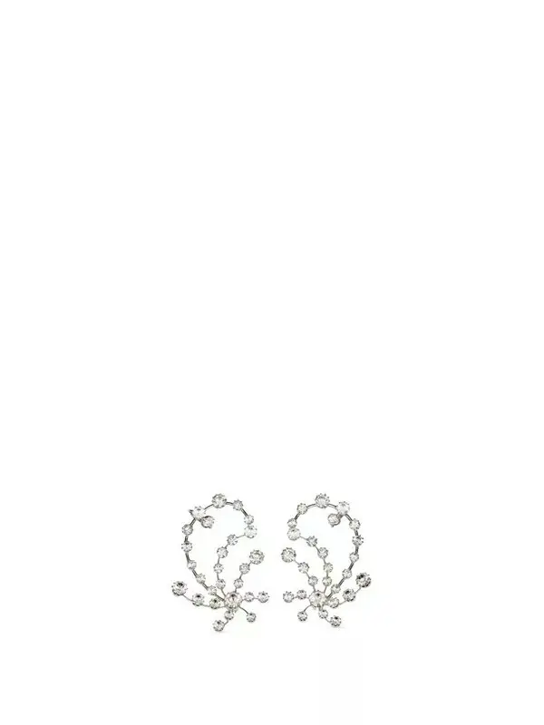 Magda Butrym Crystal-embellished Branching Earrings - Silver