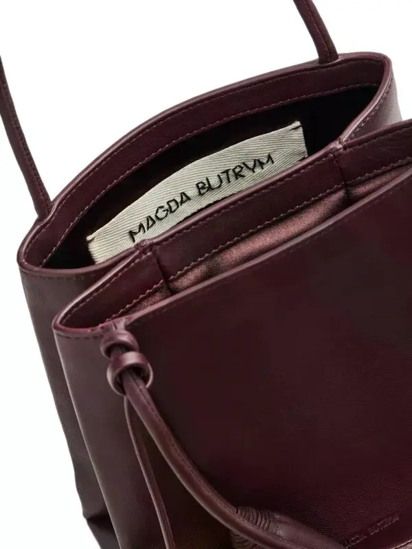 Magda Butrym Julia Leather Shoulder Bag - Red