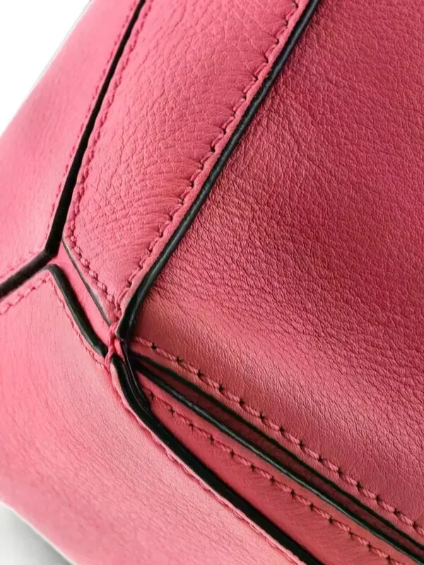 Loewe Leather Puzzle Mini Cross Body Bag - Pink