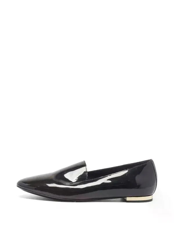 Burberry Pointed-toe Leather Loafers