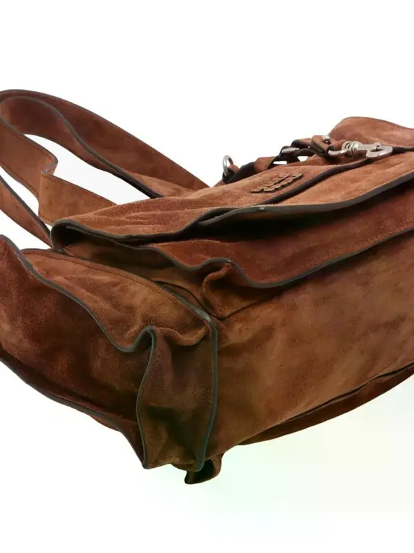 Miu Miu 2020-2026 Suede Utilitaire Satchel
