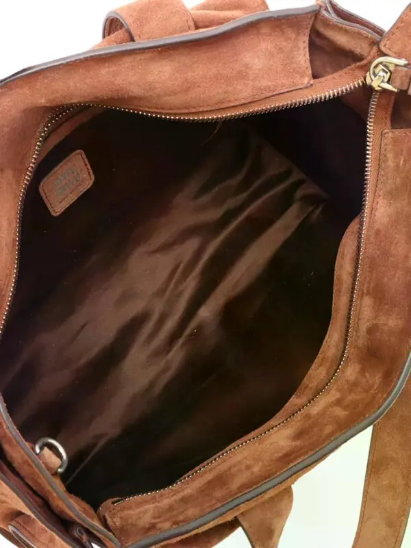 Miu Miu 2020-2026 Suede Utilitaire Satchel