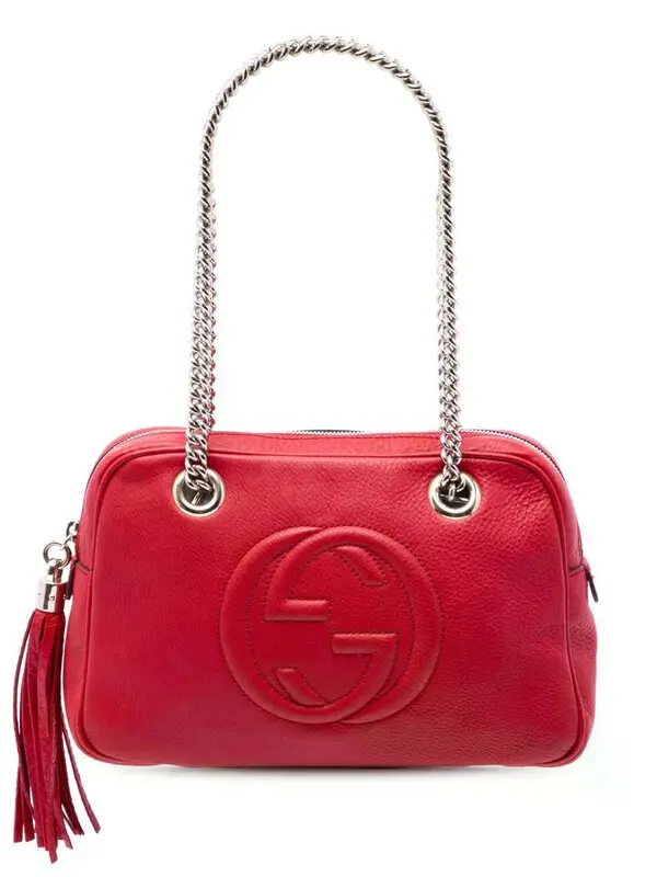 Gucci 2000-2015 Calfskin Soho Chain Zip Shoulder Bag