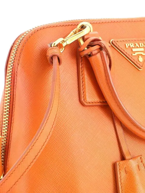 Prada Promenade Bag Saffiano Leather Small Satchel