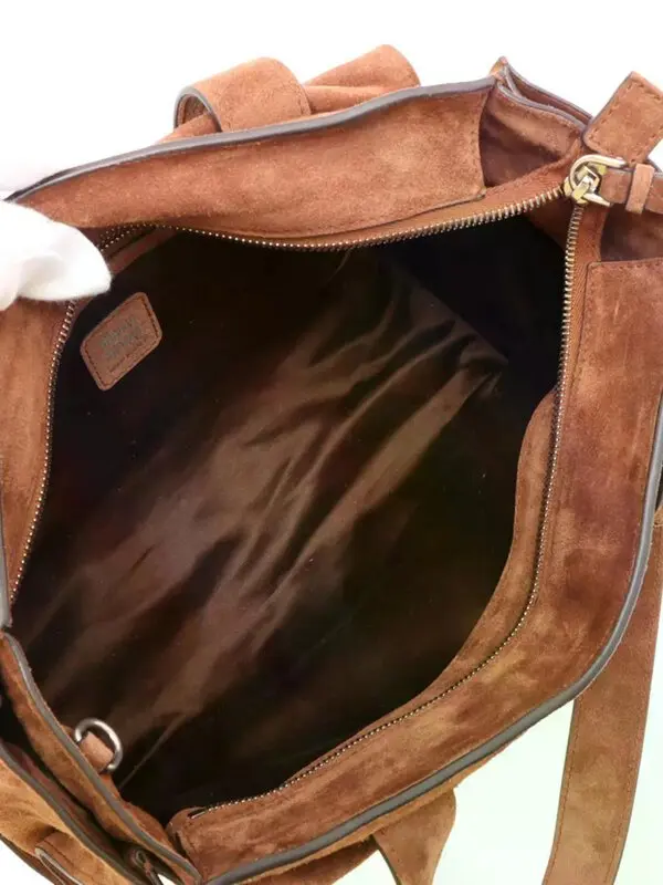 Miu Miu 2023 Suede Utilitaire Satchel