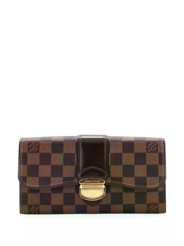 LOUIS VUITTON Sistina Wallet Damier Small Wallets - Brown